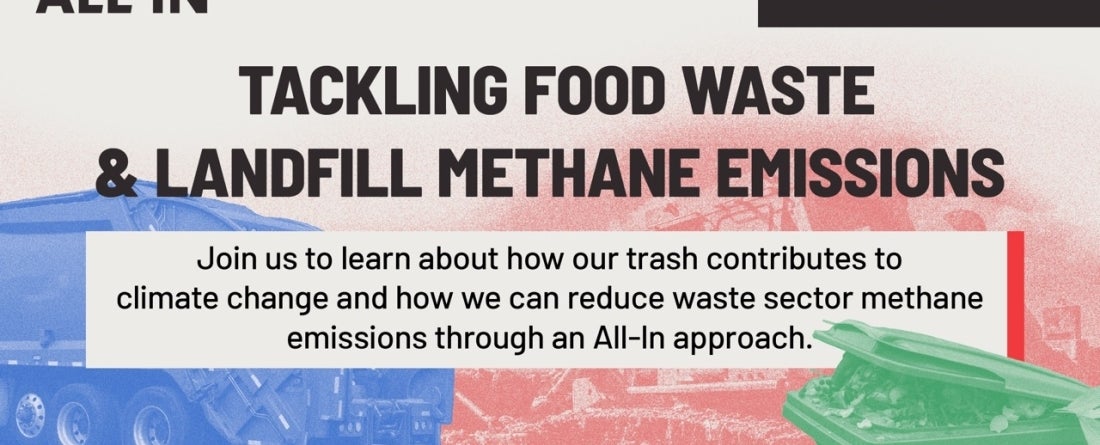 America is All In Webinar: “Tackling Food Waste & Landfill Methane ...